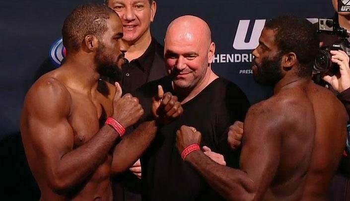 Encaradas tensas esquentam clima e marcam pesagem oficial do UFC 181 ...