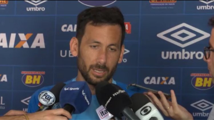 Ariel Cabral antes da estreia do Cruzeiro na Libertadores contra o ...