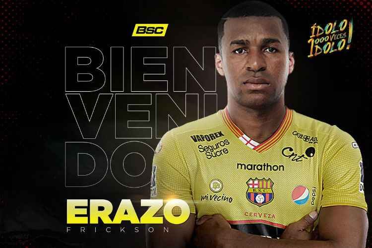Barcelona de Guayaquil anuncia a contratação de Frickson Erazo, do ...