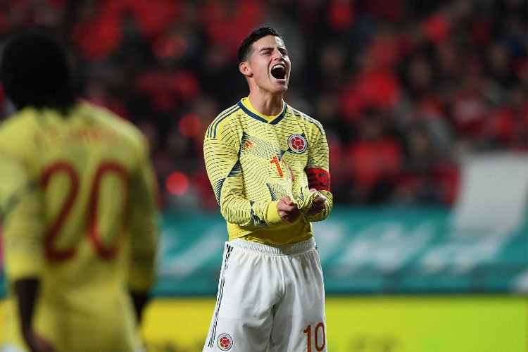 James Rodríguez volta à Seleção Colombiana após quatro meses para ...