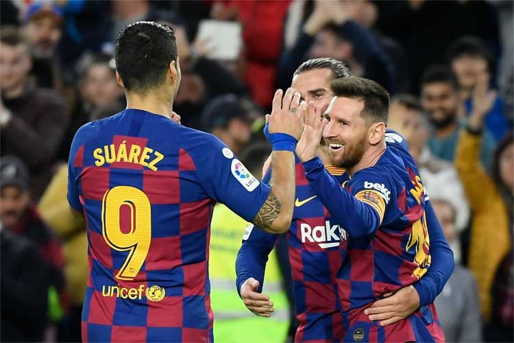Lionel Messi faz seu 50º gol em 2019 em goleada do Barcelona sobre o ...